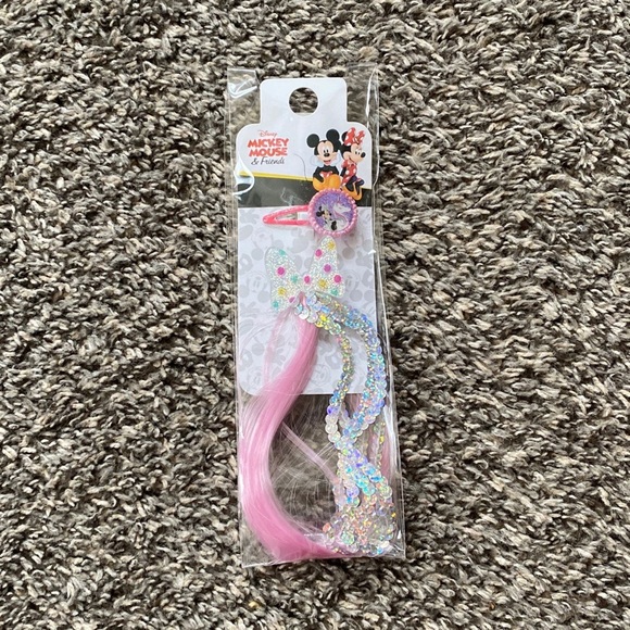 Disney | Accessories | Disney Mickey Mouse Hair Clip With Pink ...